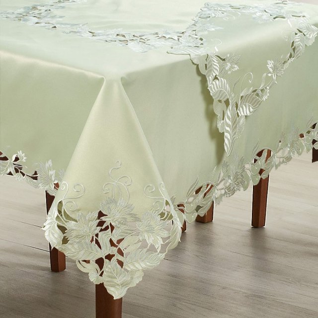 Table Cloth for Dining Table, Light Green Table Linen, 60x120 inches ...