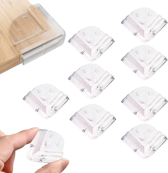 Table Corner Protectors – 12-Pack, Clear Table Edge And Corner Guards ...