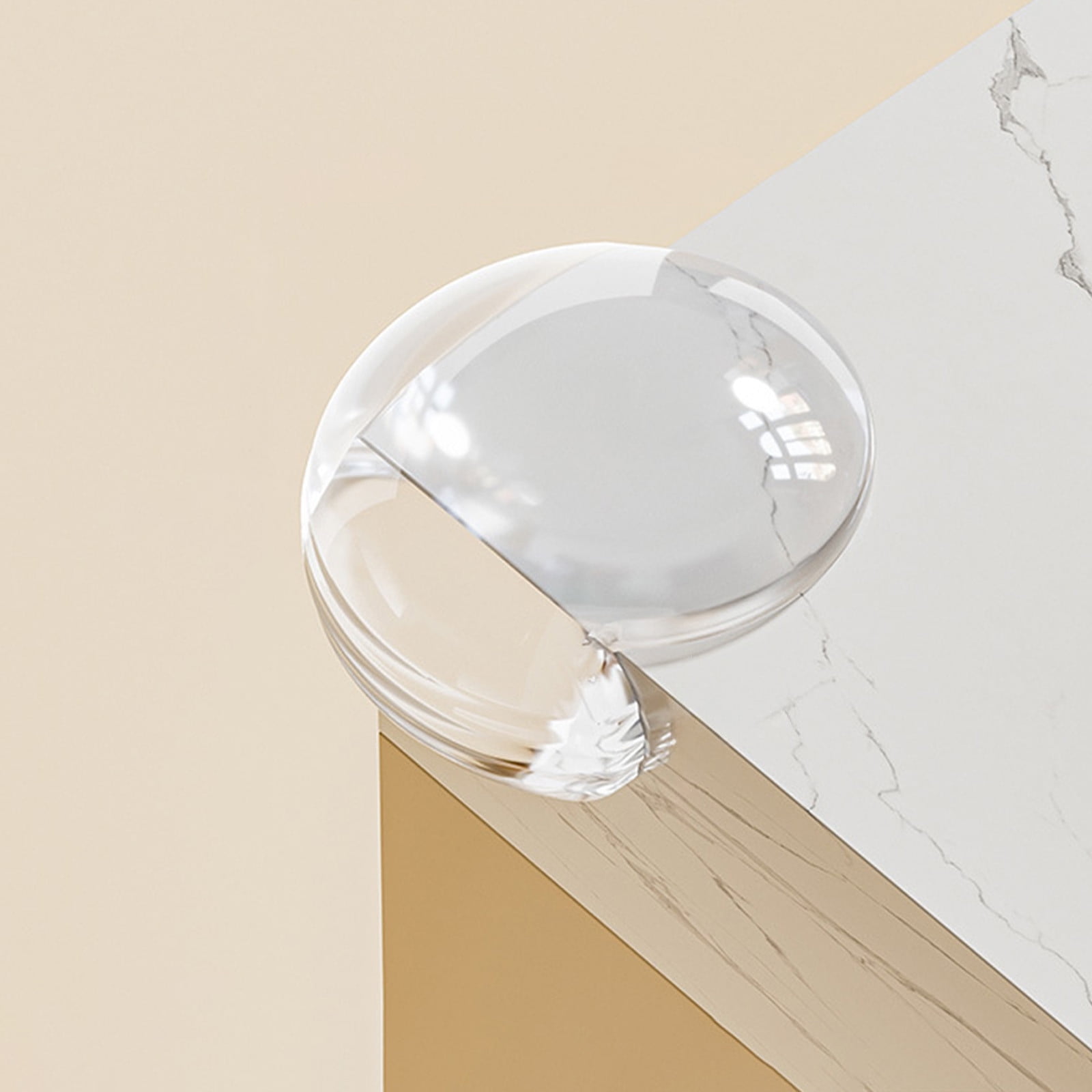 Table Corner Protectors - Clear Silicone Non-Collision Strips, Set of 4 ...