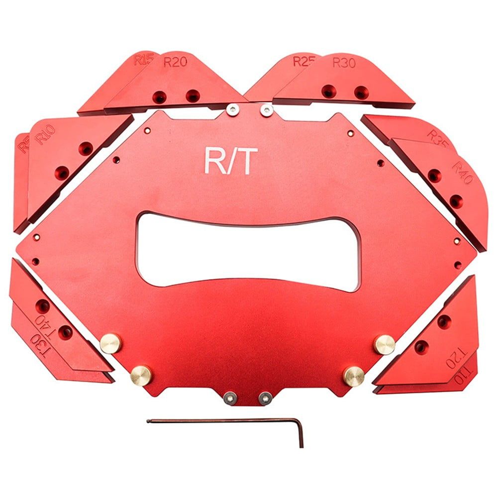 Table Corner Router Jig Trimming Machine Router Radius Template R5 T40 ...