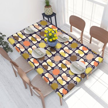 Wood Grain Vinyl Elasticized Banquet Table Cover, Soft Fleece Back ...