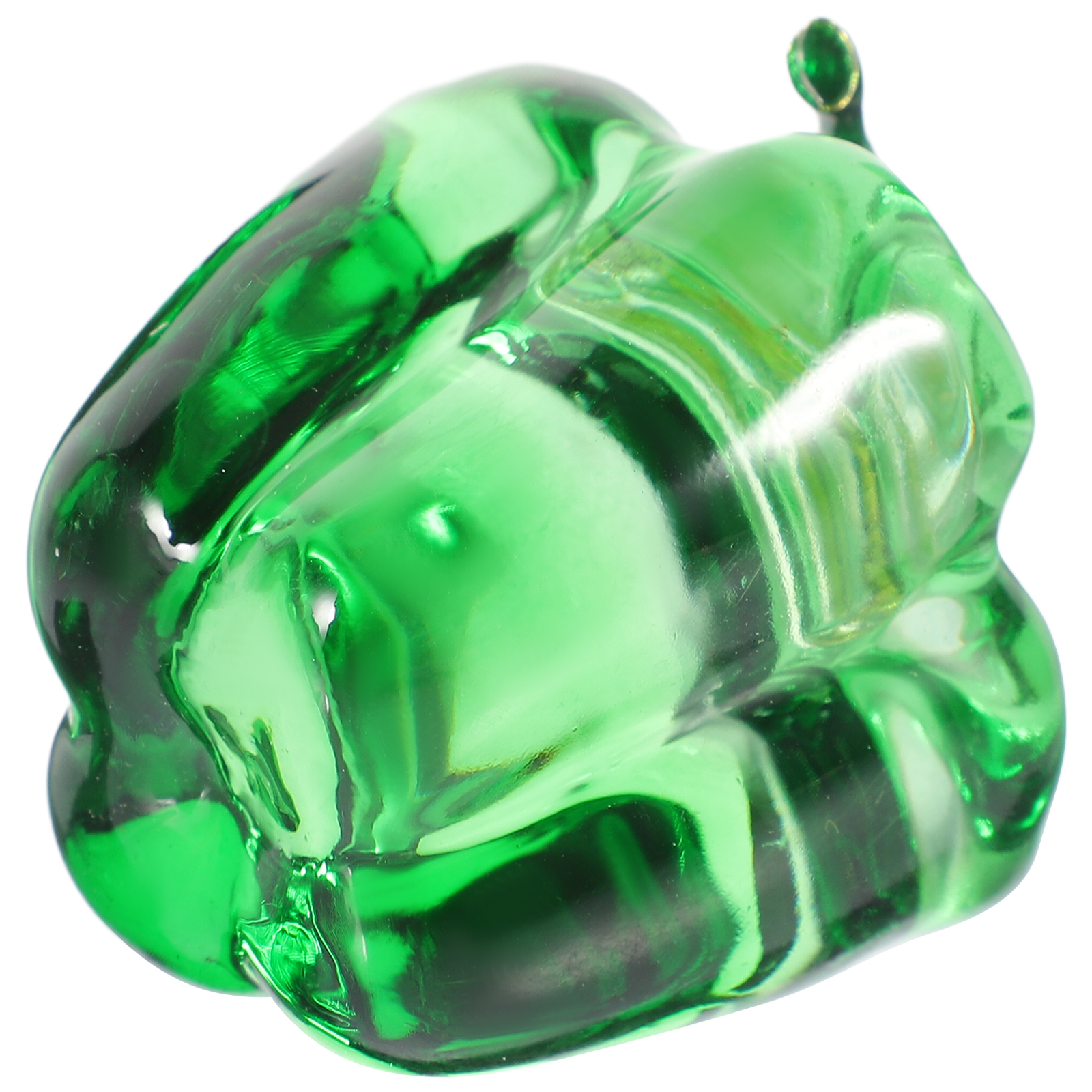 Table Crystal Chili Figurine Fruit Mini Peppers Office Green - Walmart.com