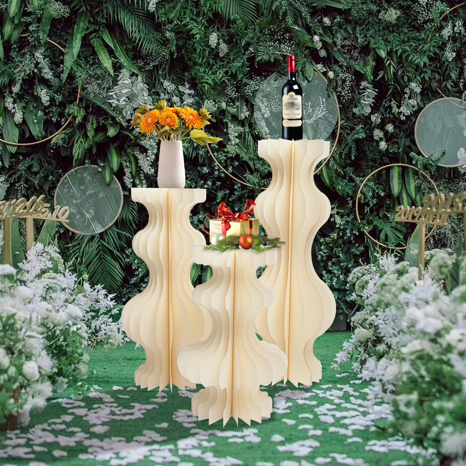 Table Cylinder Centerpiece Stands Wedding Centerpieces Cardboard Vases ...