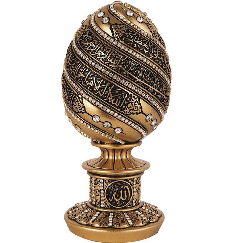 Table Decor Gift Gold Egg Sculpture Statue Showpiece Home Decor Gifts ...