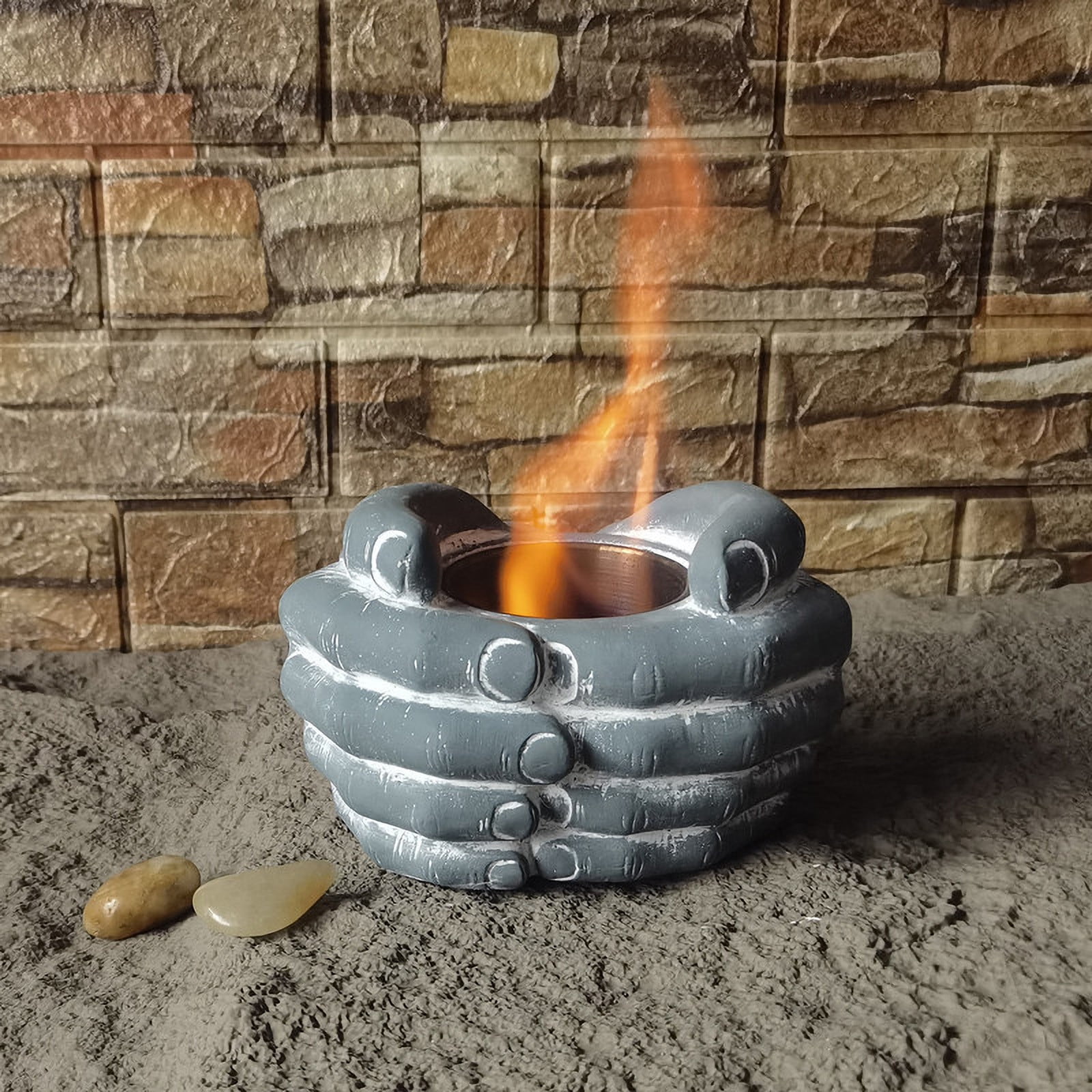 Table Decor for Living Room Tabletop Fire Tabletop Indoor Fire Mini ...