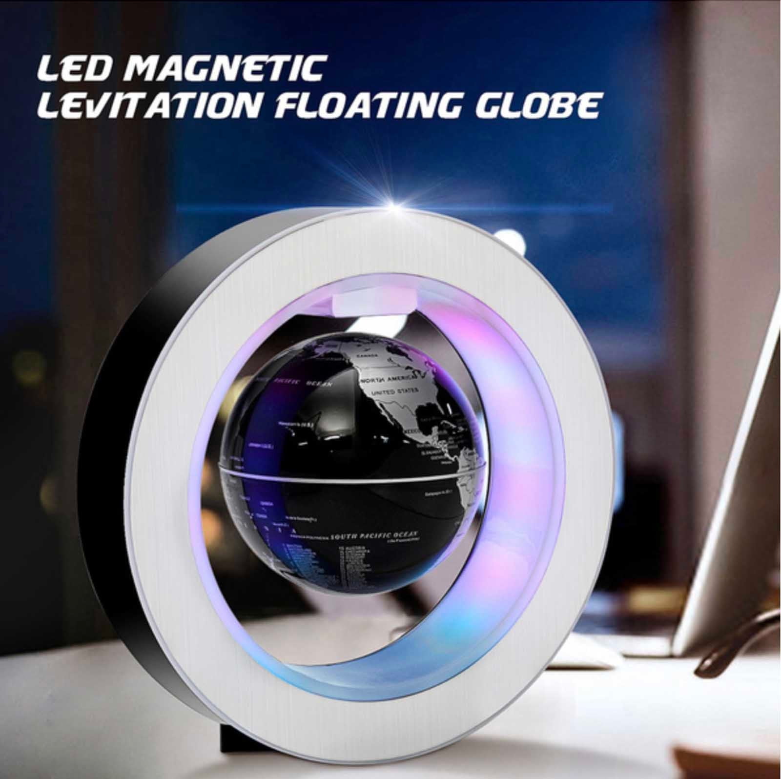 Table Decor for Living Room Magnetic Levitation Floating Globes LED ...