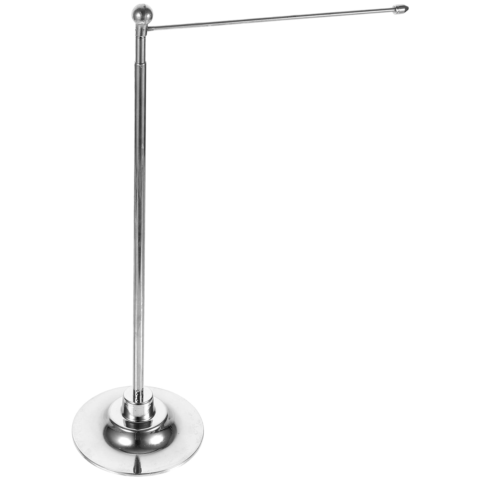 Raindrops Stainless Steel Table Flagpole with Desktop Flag Stand for ...