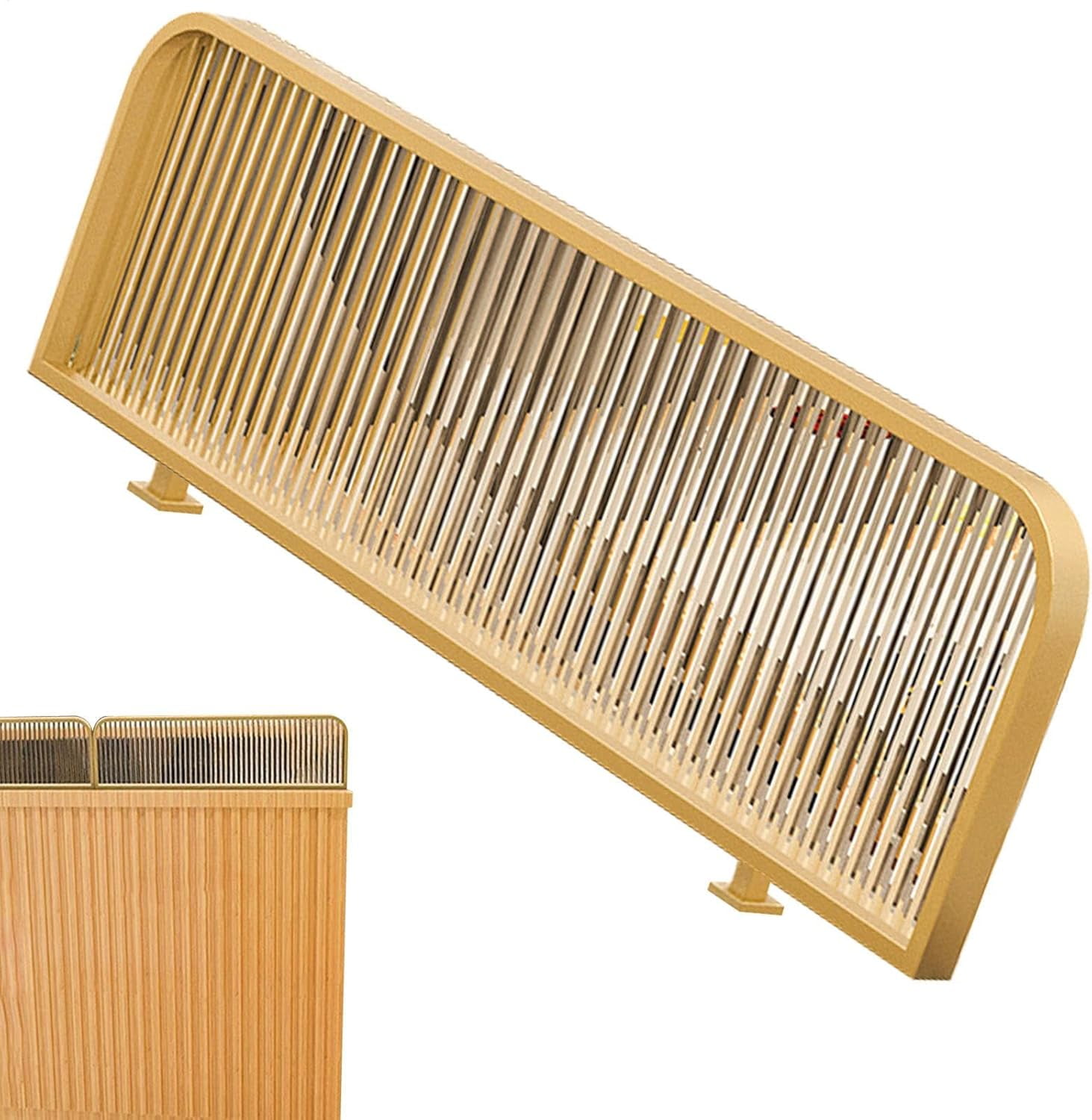 Table Divider Panel Striped Glass Commercial Partition Modern Divider ...