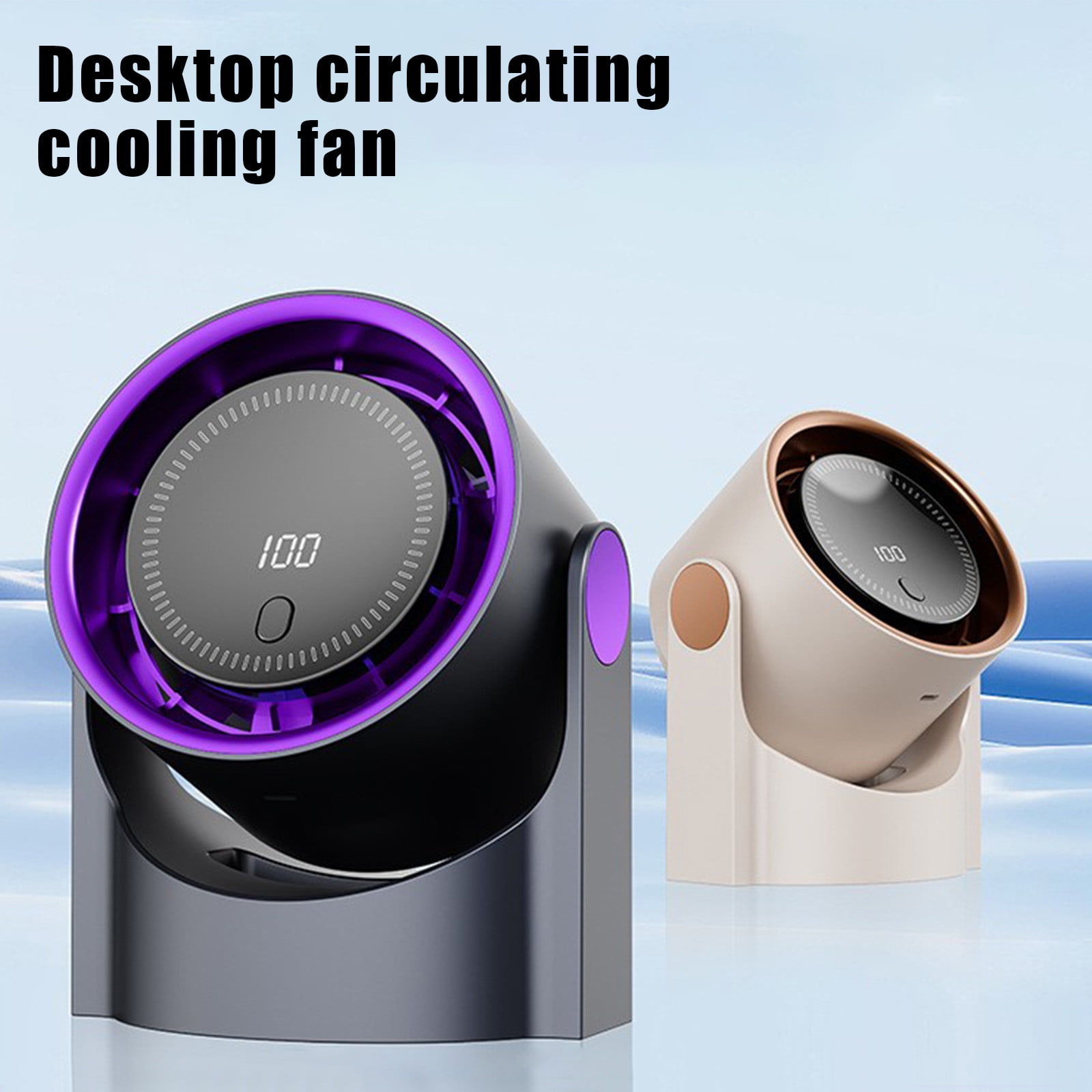 Table Fans, Ultra Quiet Wall-Mounted Desk Fan, Digital Display ...