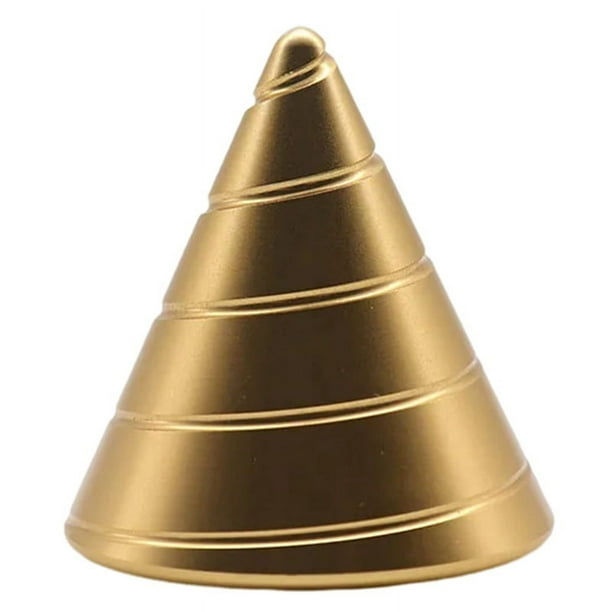 Table Fidget Toy Rotating Cone Gyroscope Office Desk Fidget Toy Optical ...