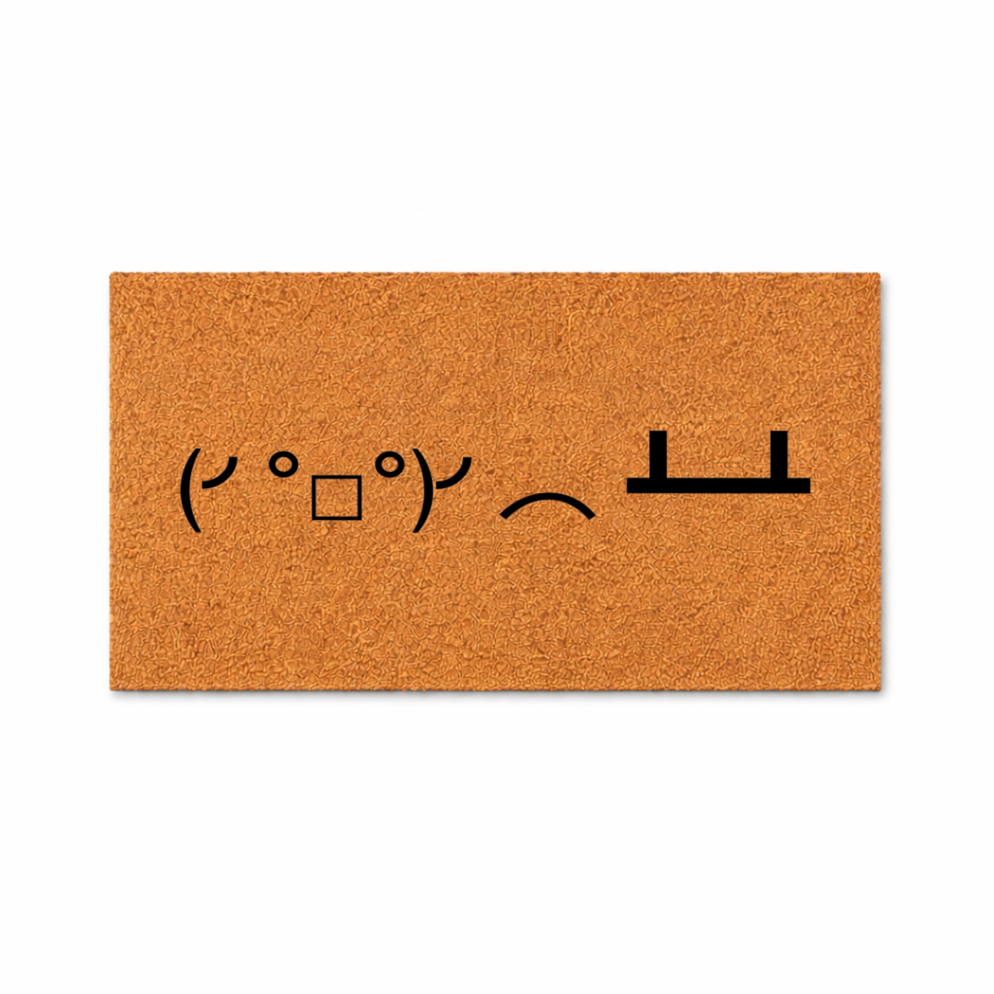 Table Flip Doormat, Funny ASCII Unicode Meme, Welcome Mat, Front Door ...
