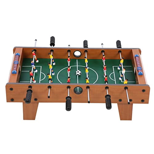 Table Football, Deluxe Wooden Table Soccer Game, Compact Indoor ...