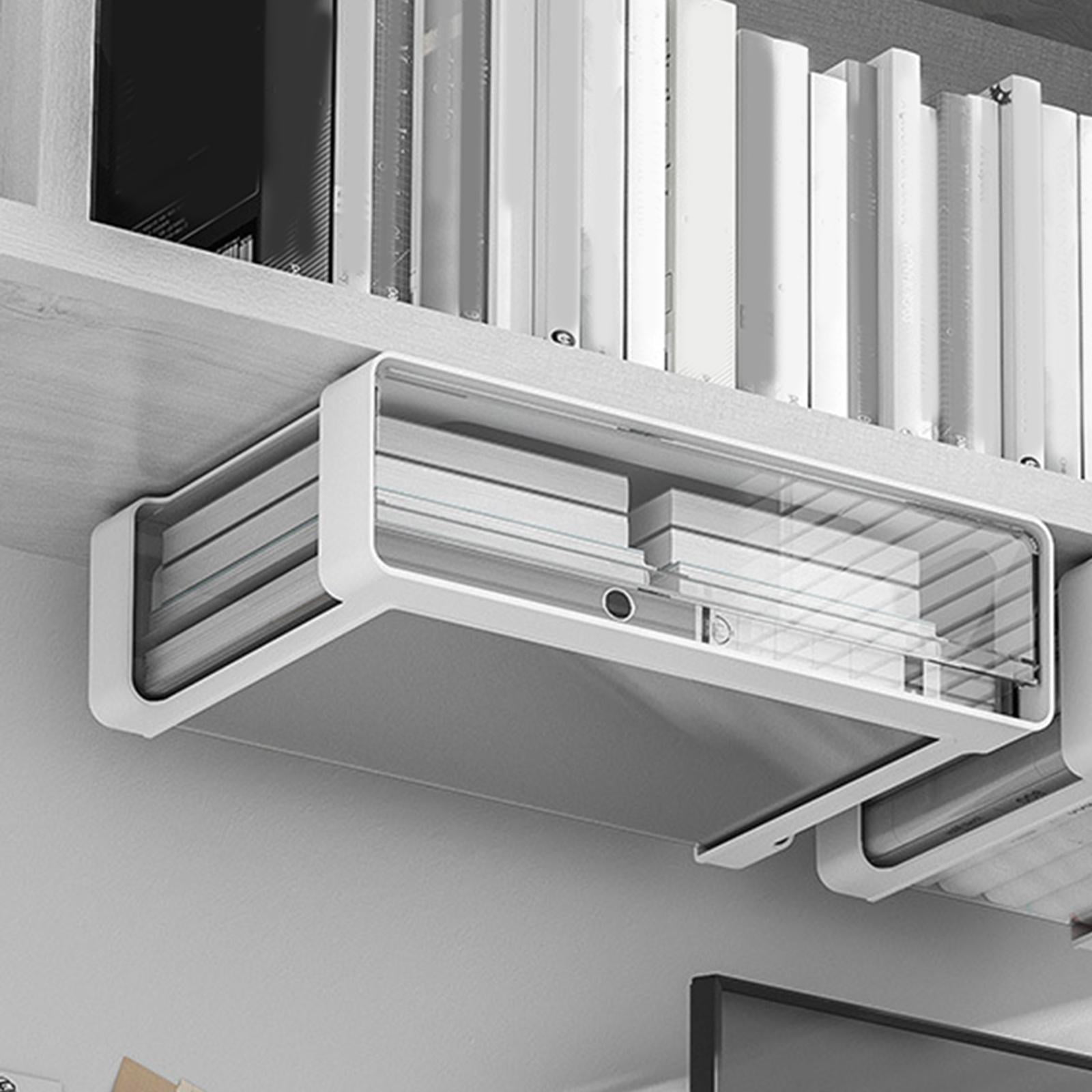 Table Hidden Slide Out Storage Mounted Desktop Pencil Holder Tray Hidden Under Desk Drawer