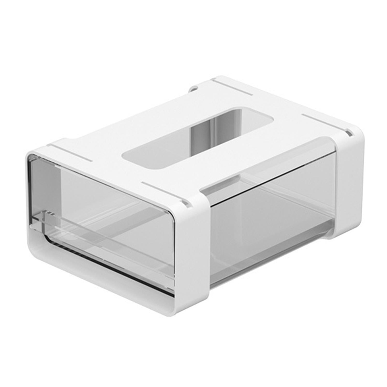 Table Hidden Slide Out Storage Mounted Desktop Pencil Holder Tray ...