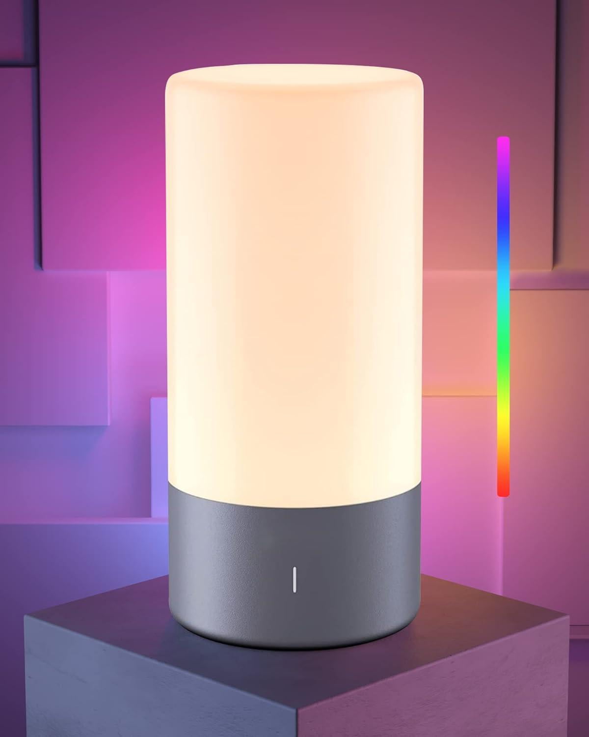 Table Lamp, [Advanced] Bedside Touch Control Lamp for Bedroom 3 Level ...