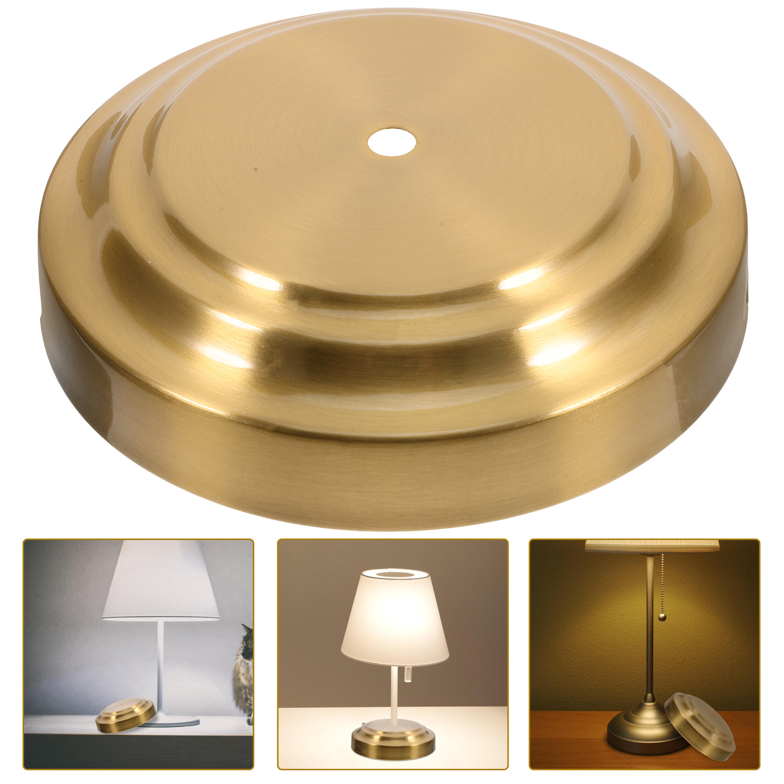 SEWCHICS Copper Table Lamp Base Golden Workmanship for Decor - Walmart.com