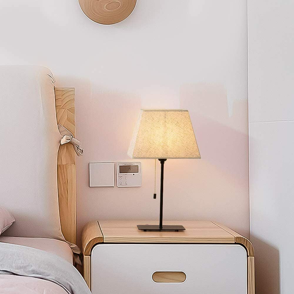 Table Lamp Set of 2 Elegant for Any Room Elegant Linen Convenient Metal ...