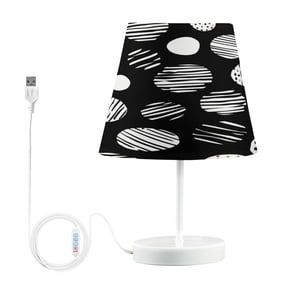 ELINKUME Adjustable Robot Table Lamp, Bedside Night Stand Light, 17in ...