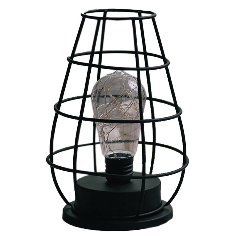 Table Lamp, Small Industrial Desk Lamp, Steampunk Antique Nightstand ...