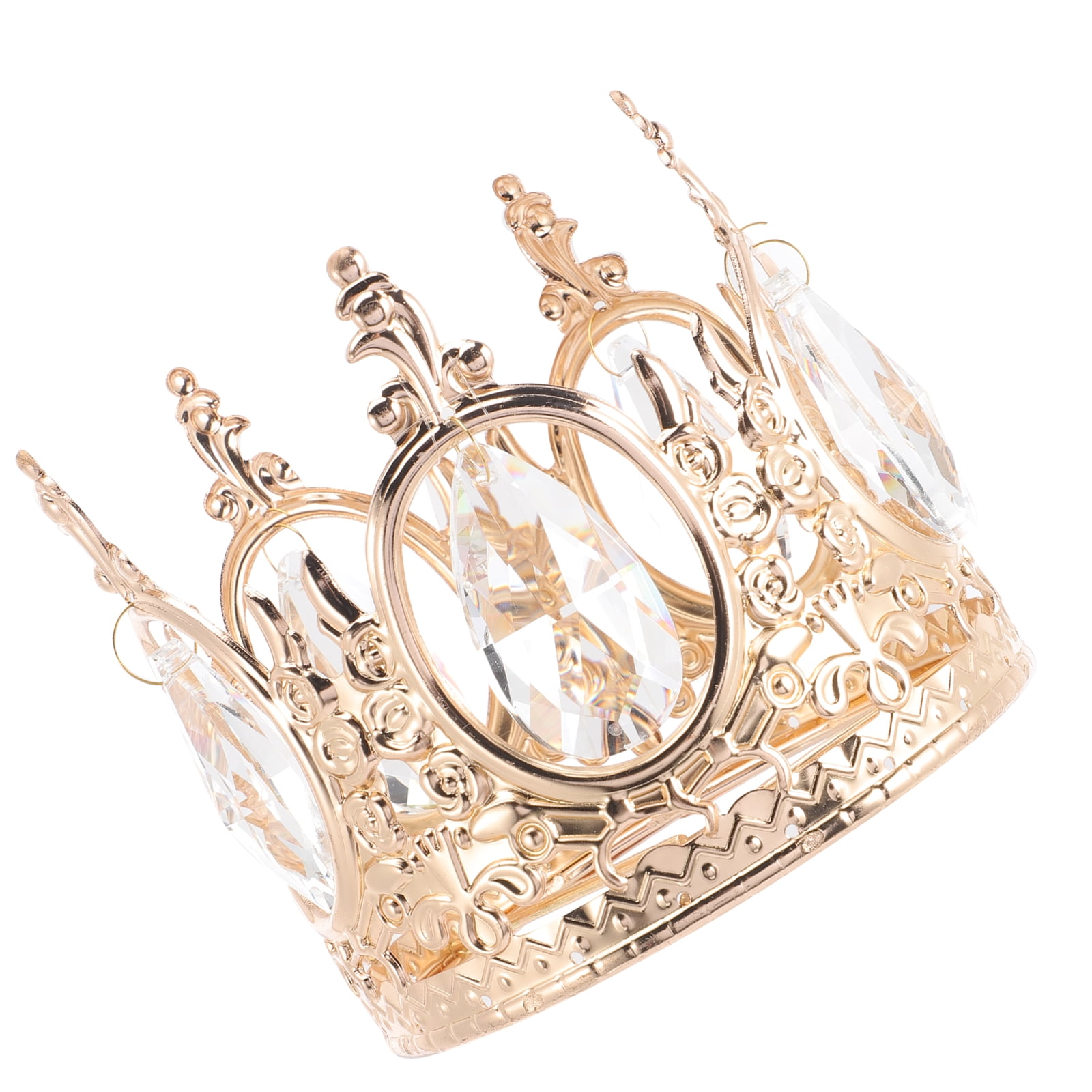 Table Lamp Stand Crown Lamps Ceiling Light Chandelier Golden - Walmart.com