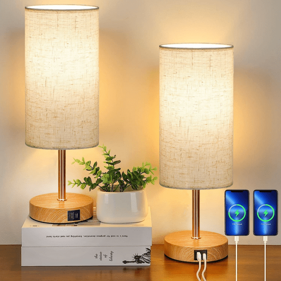 Side Table Lamp Combo