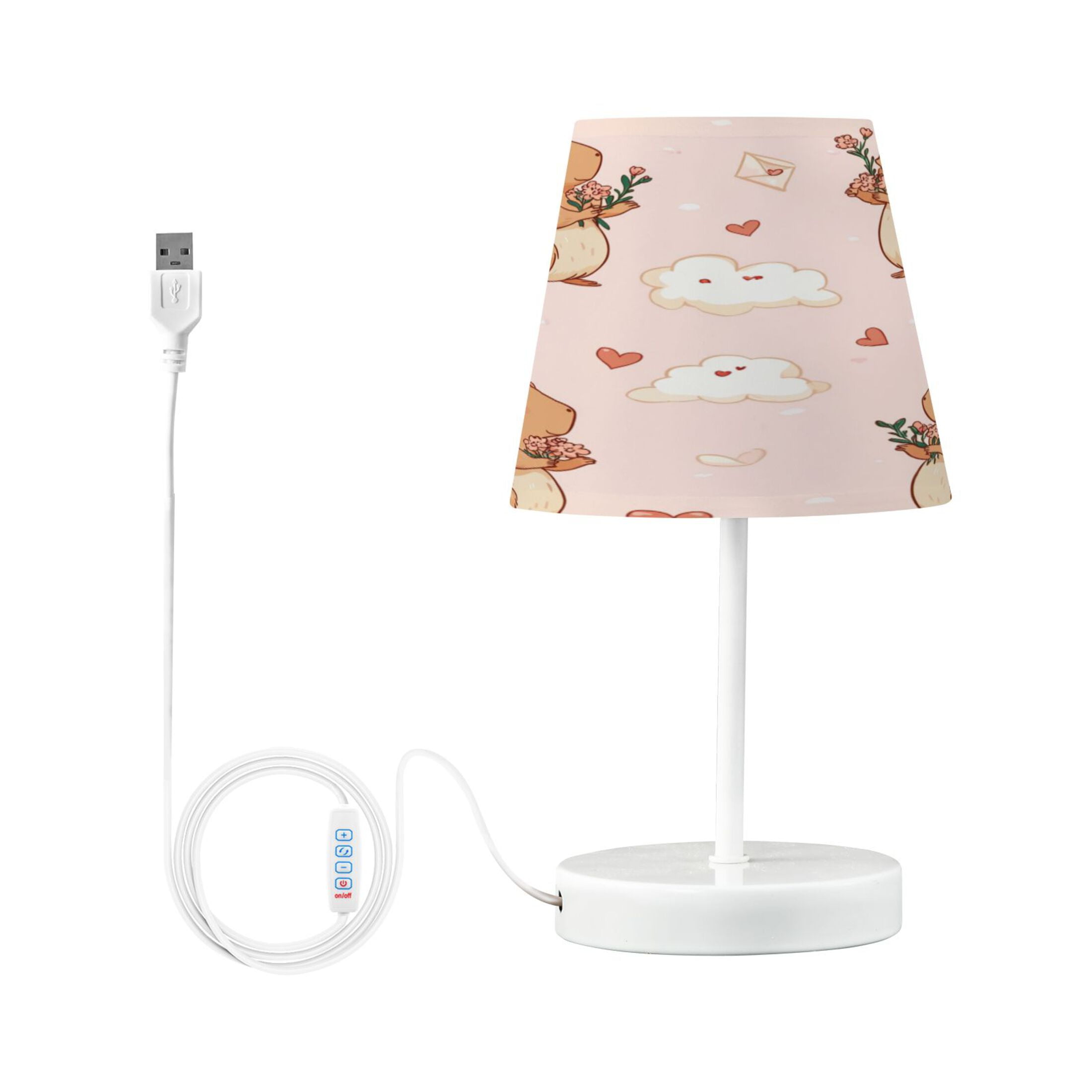 Table Lamps 3 Color 10 Way Dimmable LED Nightstand Lamp for Bedroom ...