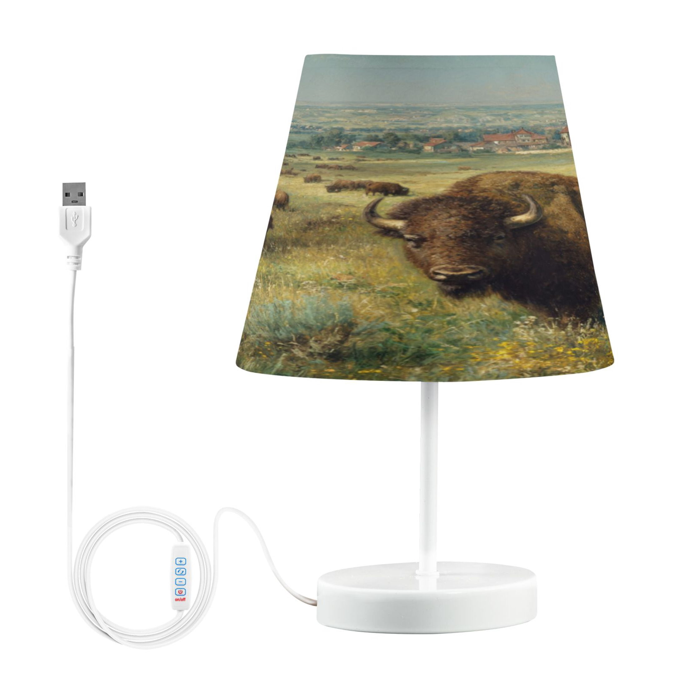Table Lamps 3 Color 10 Way Dimmable LED Nightstand Lamp for Bedroom ...