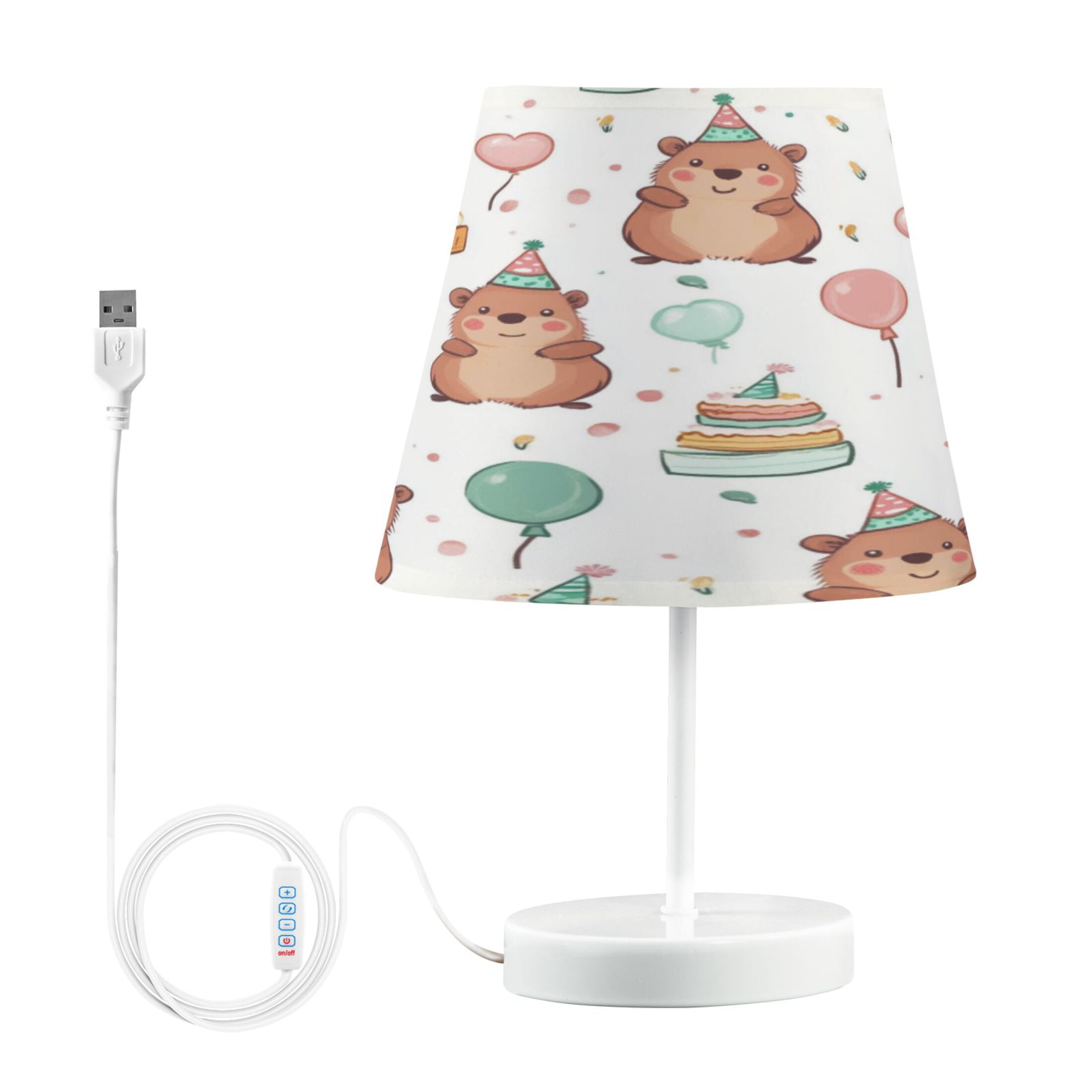 Table Lamps 3 Color 10 Way Dimmable LED Nightstand Lamp for Bedroom ...