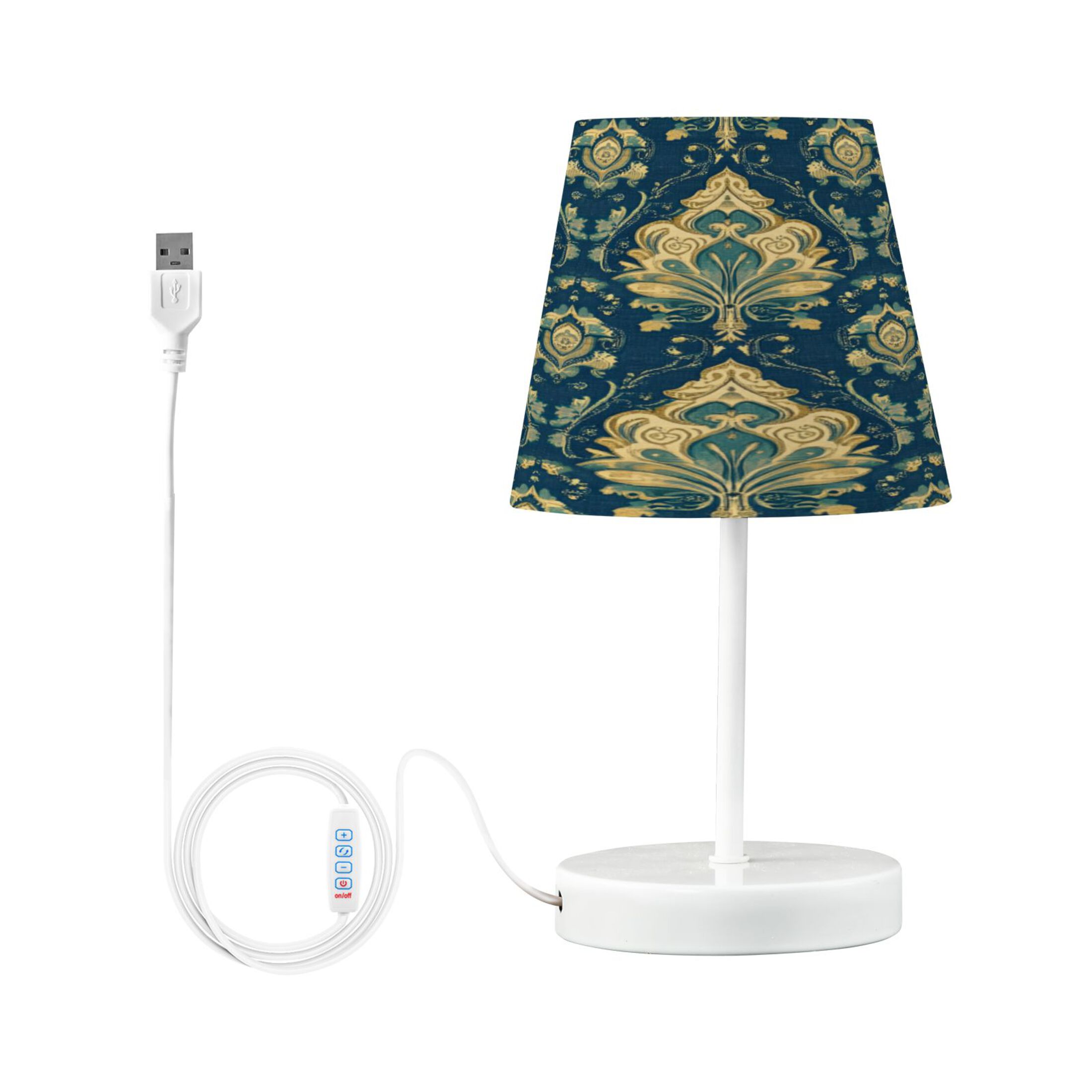 Table Lamps 3 Color 10 Way Dimmable LED Nightstand Lamp for Bedroom ...