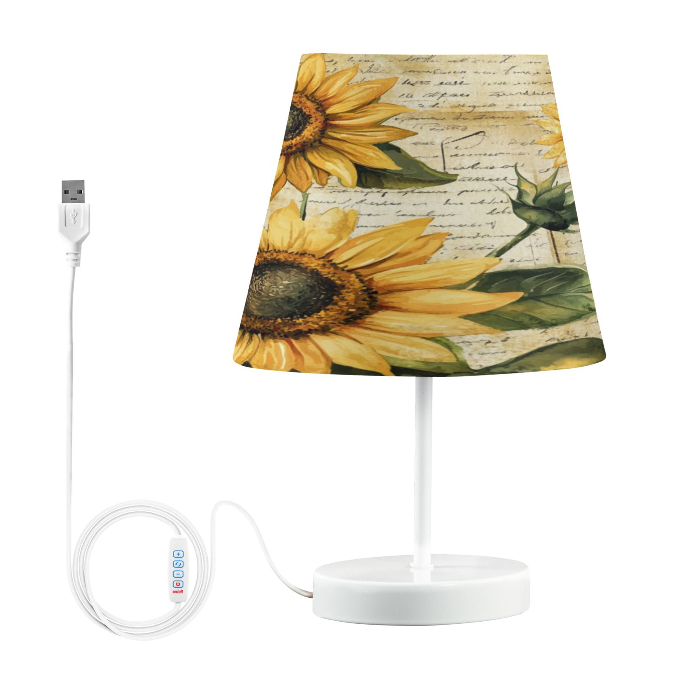 Table Lamps 3 Color 10 Way Dimmable LED Nightstand Lamp for Bedroom ...