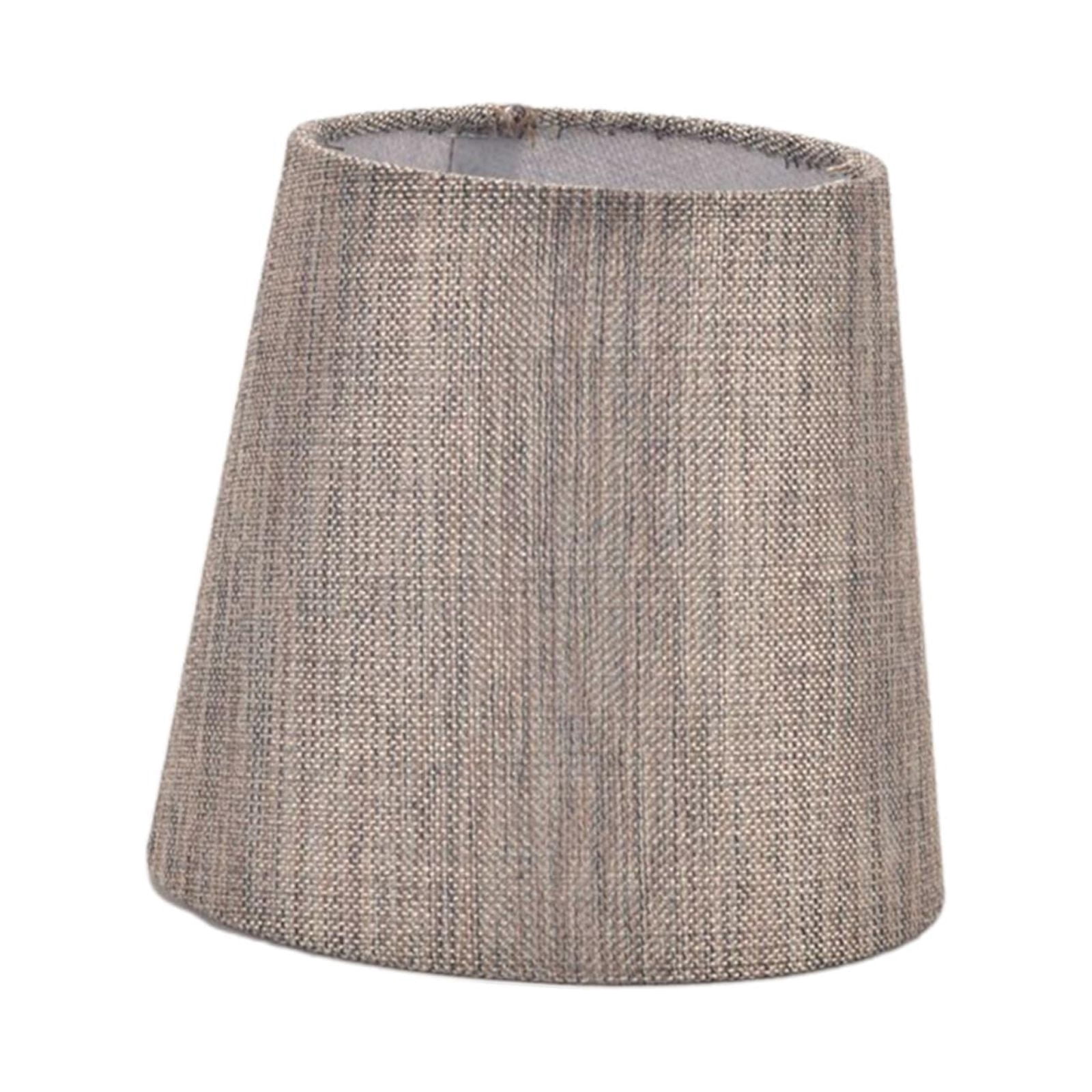 Table Lampshade Drum Lamp Shade Easy to Install Simple Clip on Fabric ...