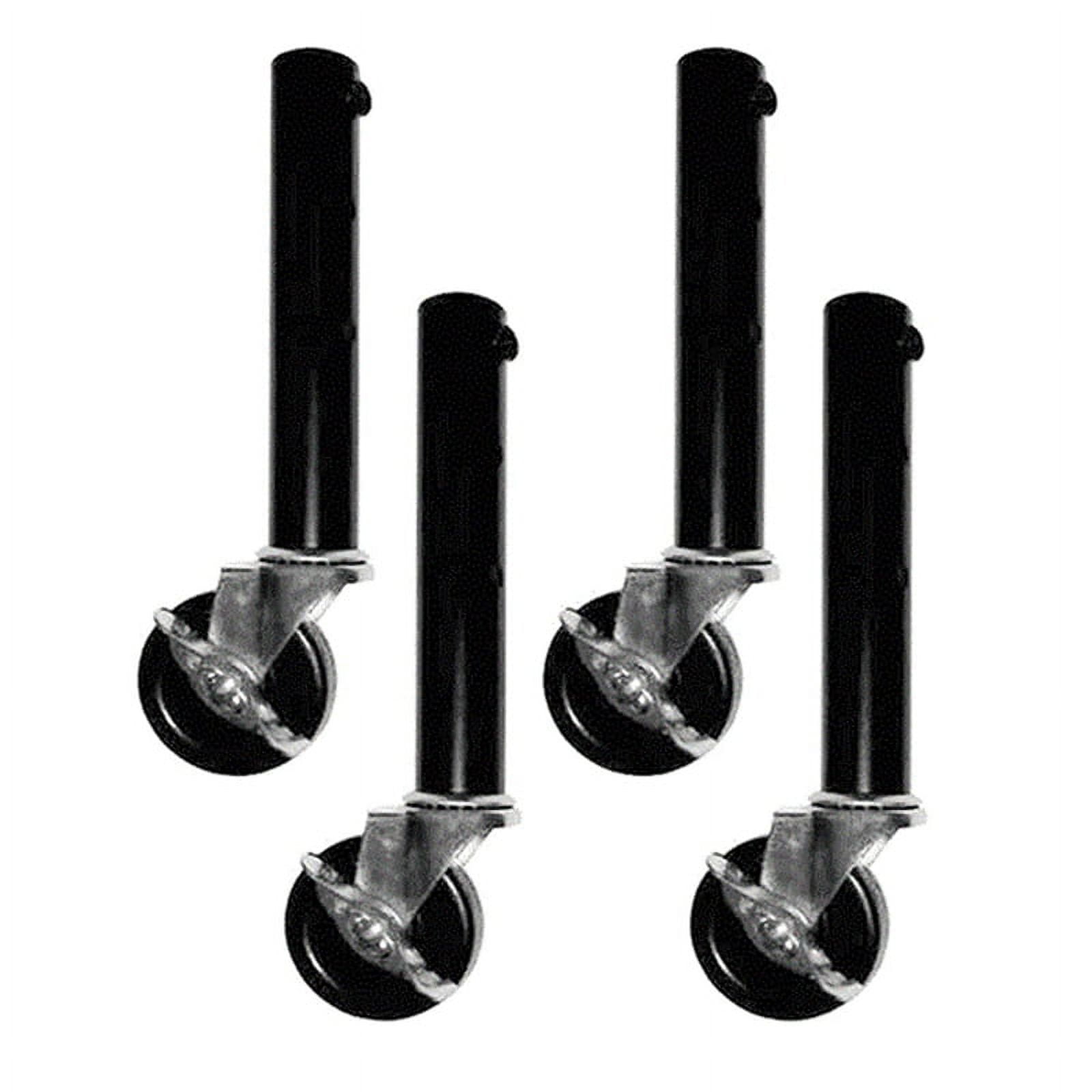 Table Leg Extension for Castors - Pack of 4 Risers with Wheels for ...