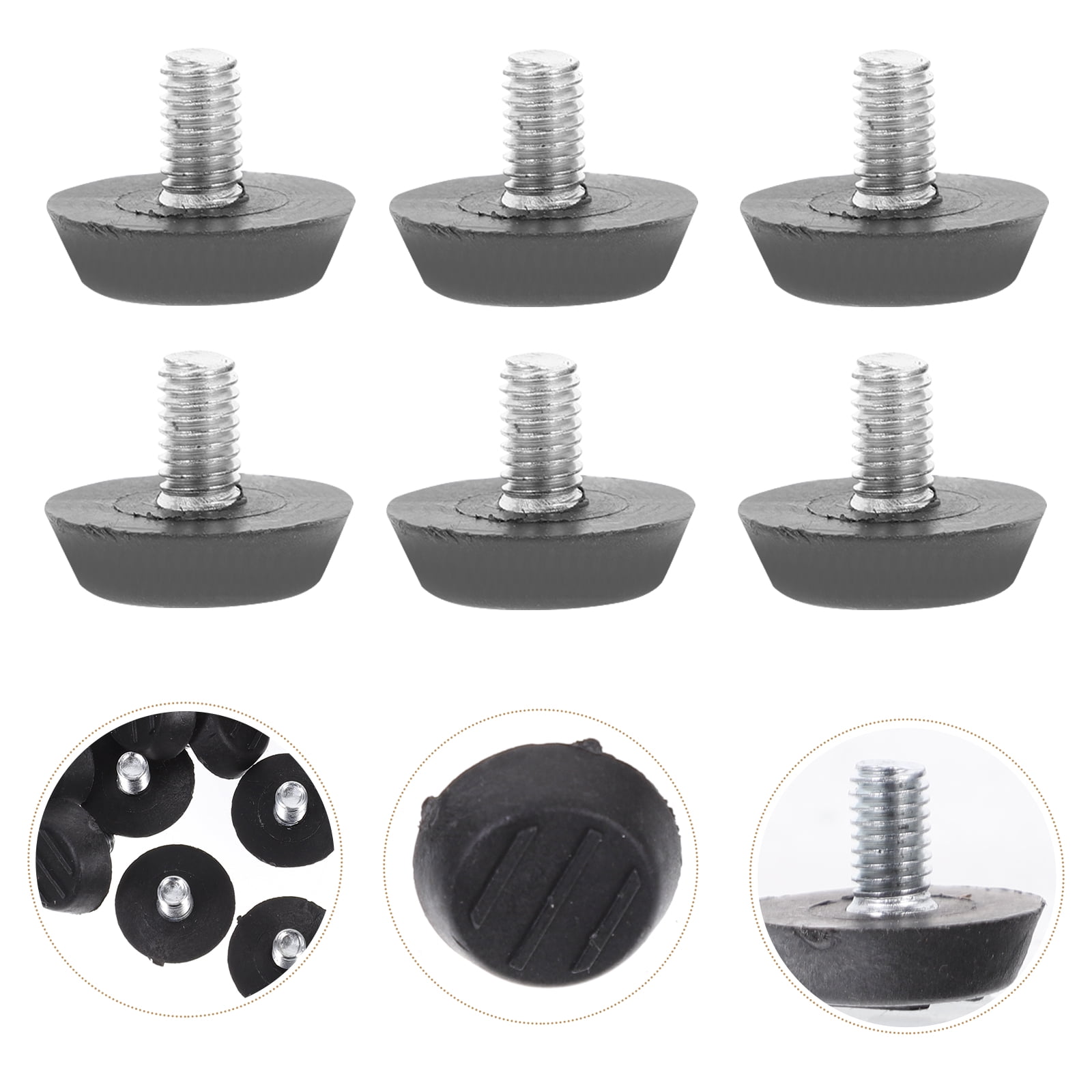 Table Leg Levelers, 100pcs Screw On Furniture Levelers Adjustable ...