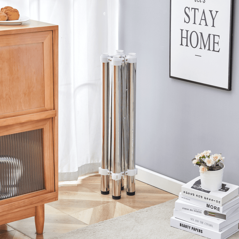 Only Table Leg.Simple Silver Stainless Steel Folding Table Frame ...