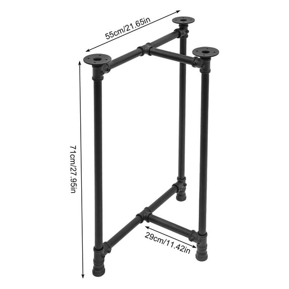 Table Legs Set of 2 Metal Desk Leg 28-inch Dining Table Legs Industrial ...