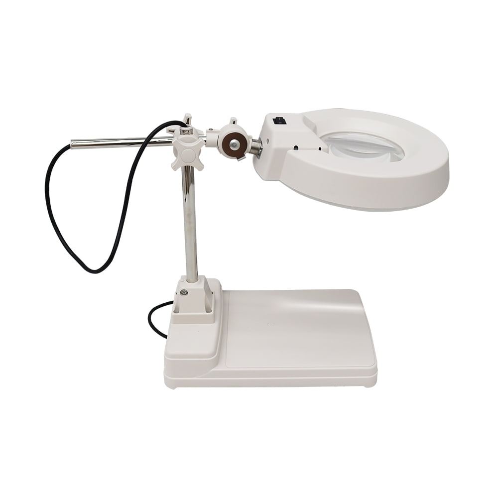 Table Magnifier Lamp 15X Benchtop Magnifier Lamp Cross Holder Reading ...