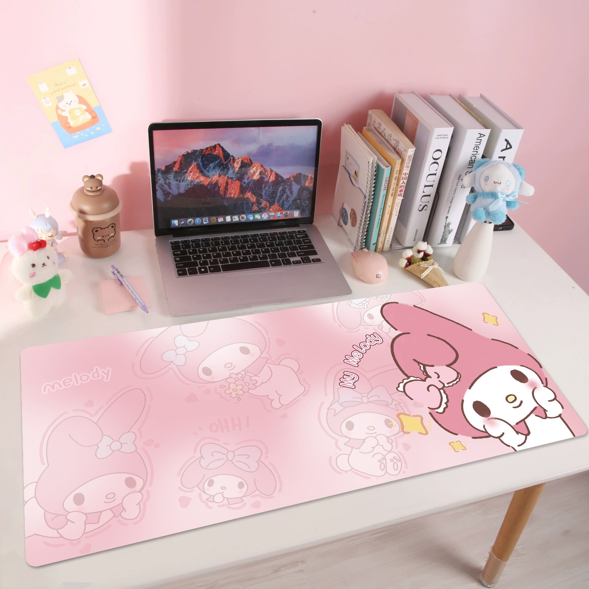 Table Mat Sanrio Cartoon Desk Mat Study Table Mat Office Computer Table ...