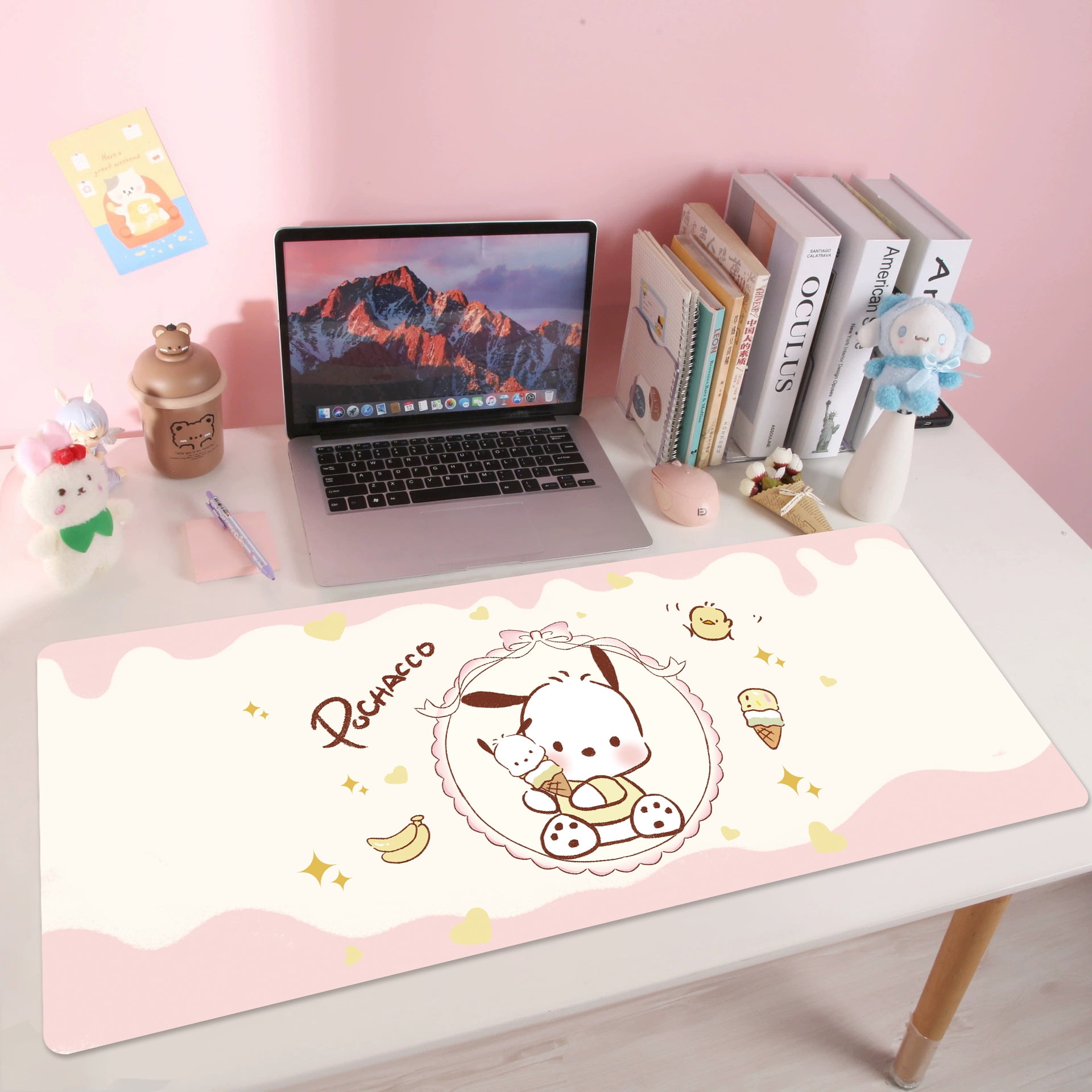 Table Mat Sanrio Cartoon Desk Mat Study Table Mat Office Computer Table ...