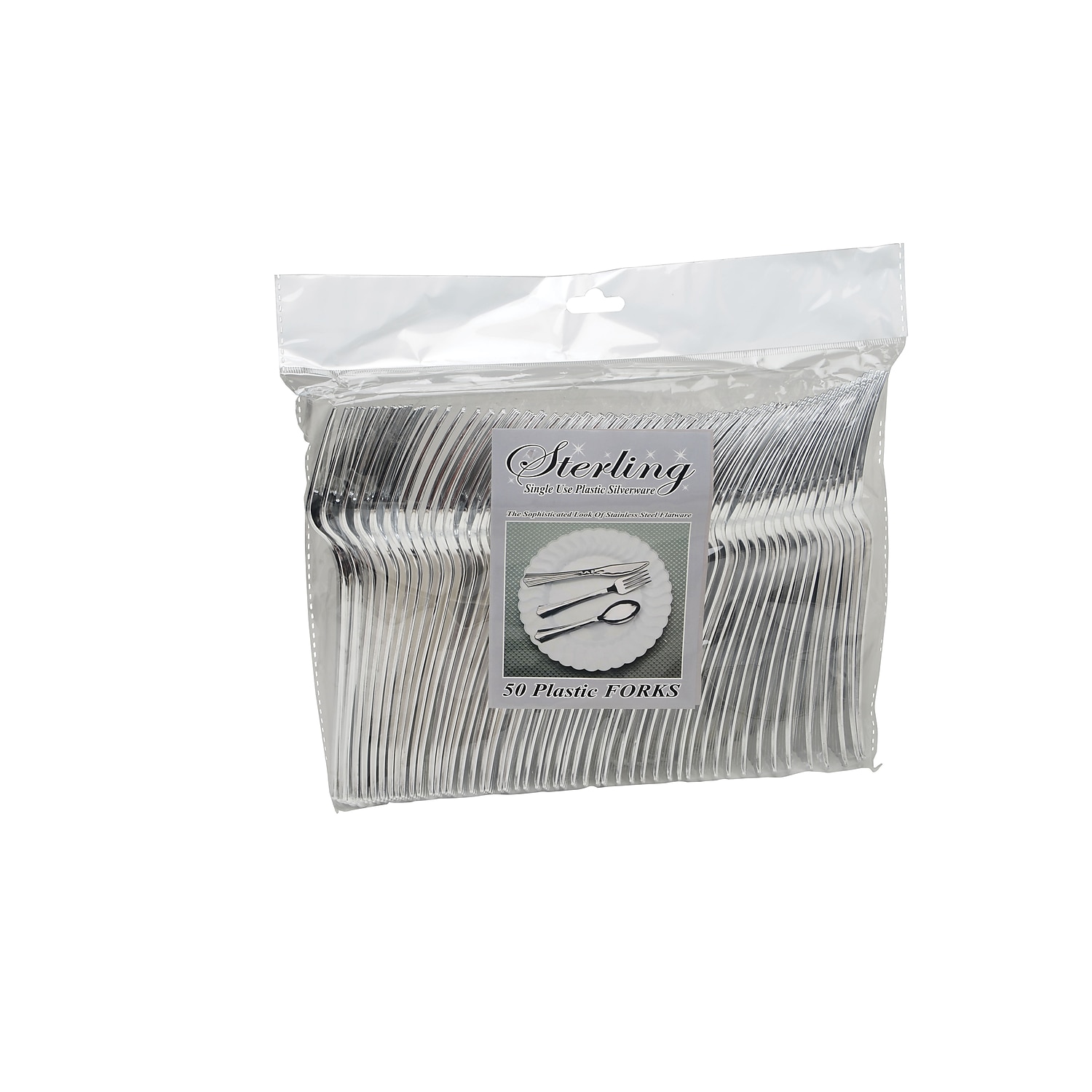 Table-Mate Table Mate Packaged Sterling Heavy Duty Plastic 8305F-SV ...