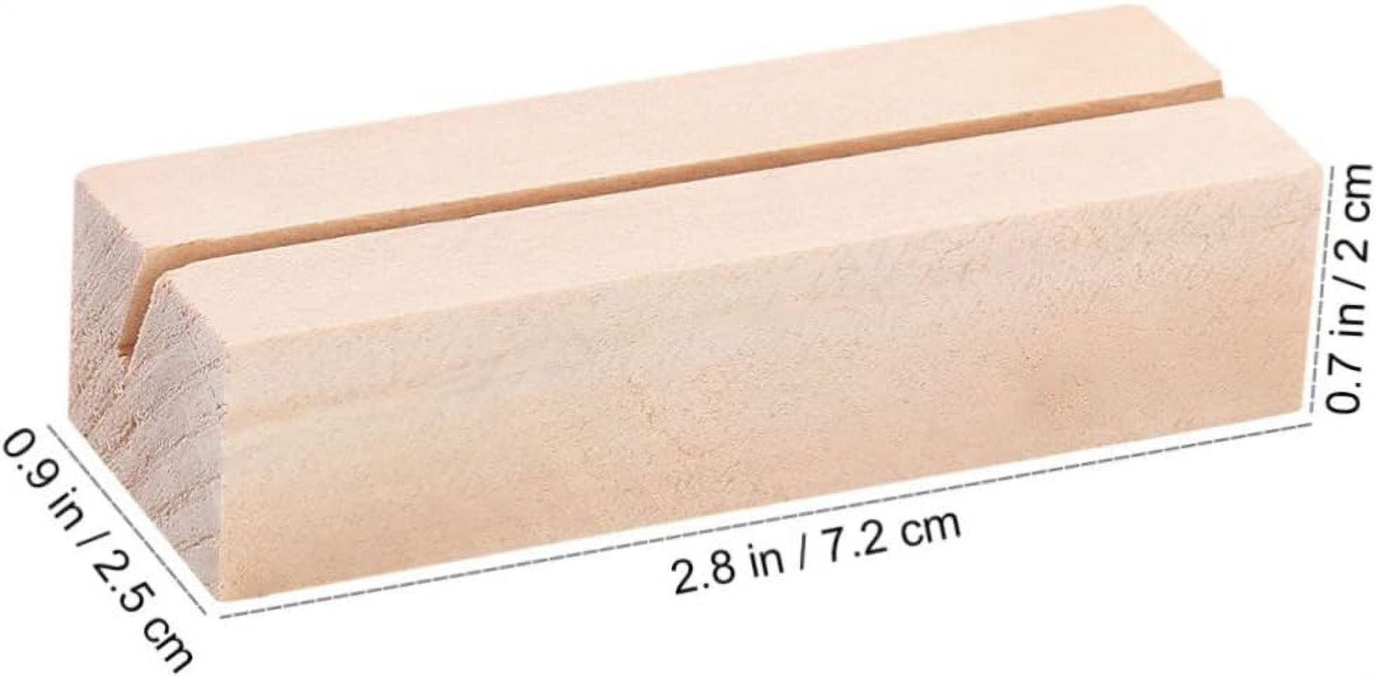 Table Number Holders 20pcs Wooden Display Stand Table Display Stand ...