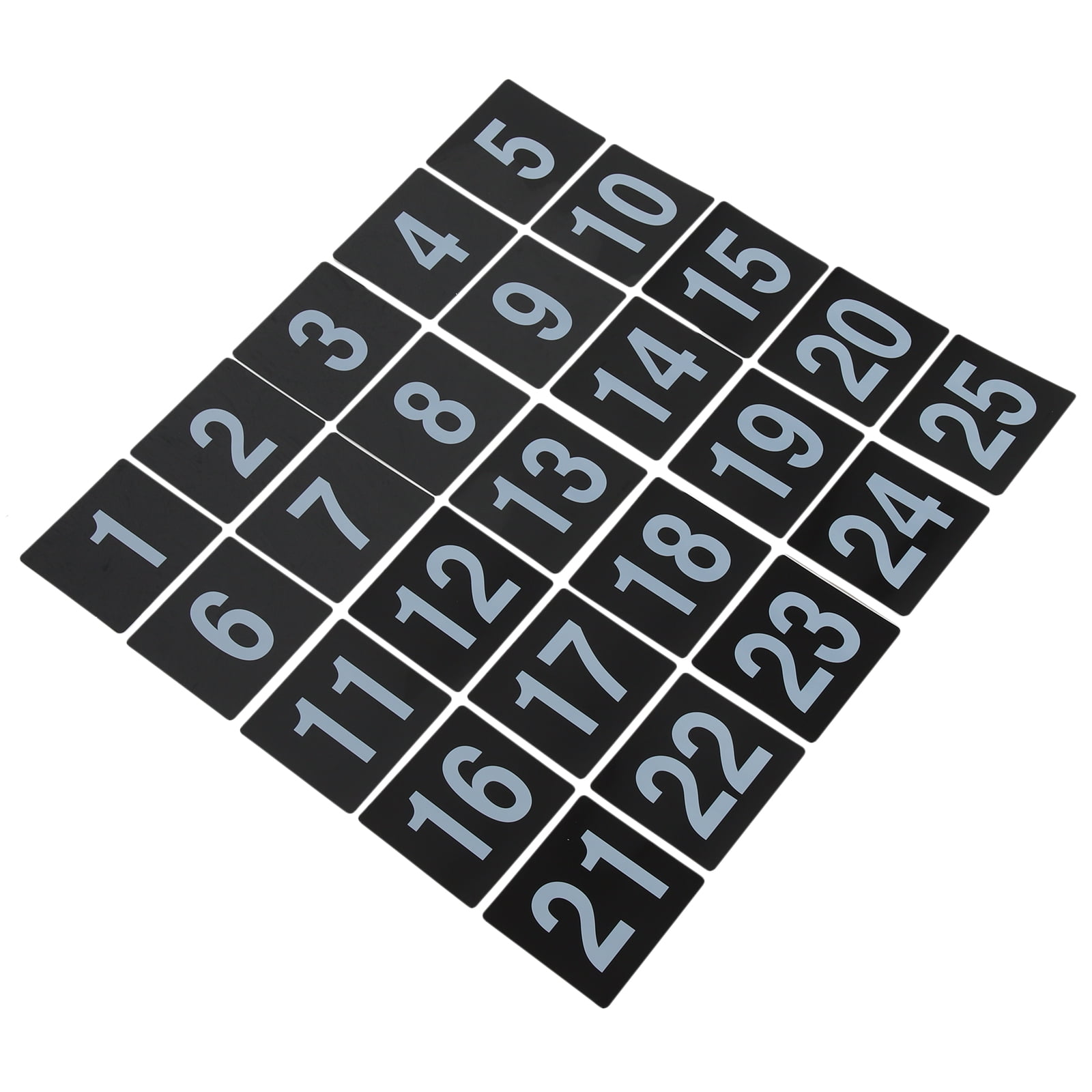 Table Number Plate Signage Double Sided Dining Dinner Decor Restaurant ...