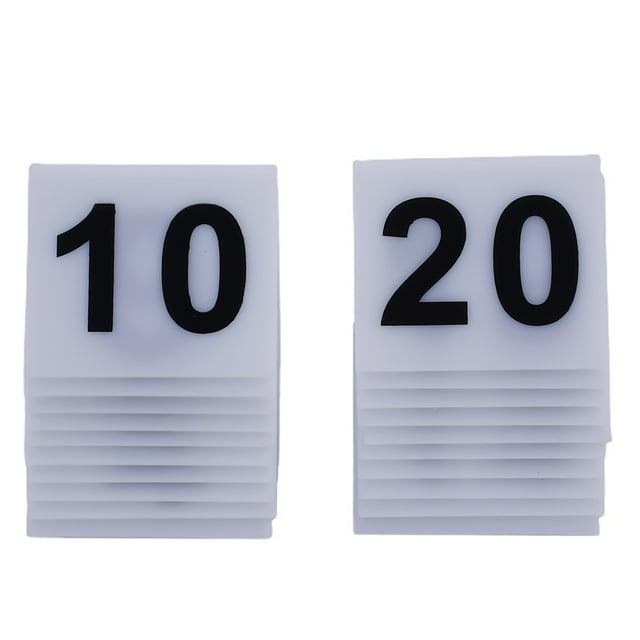 Table number signs 1-40 Table numbering Table display Table number ...