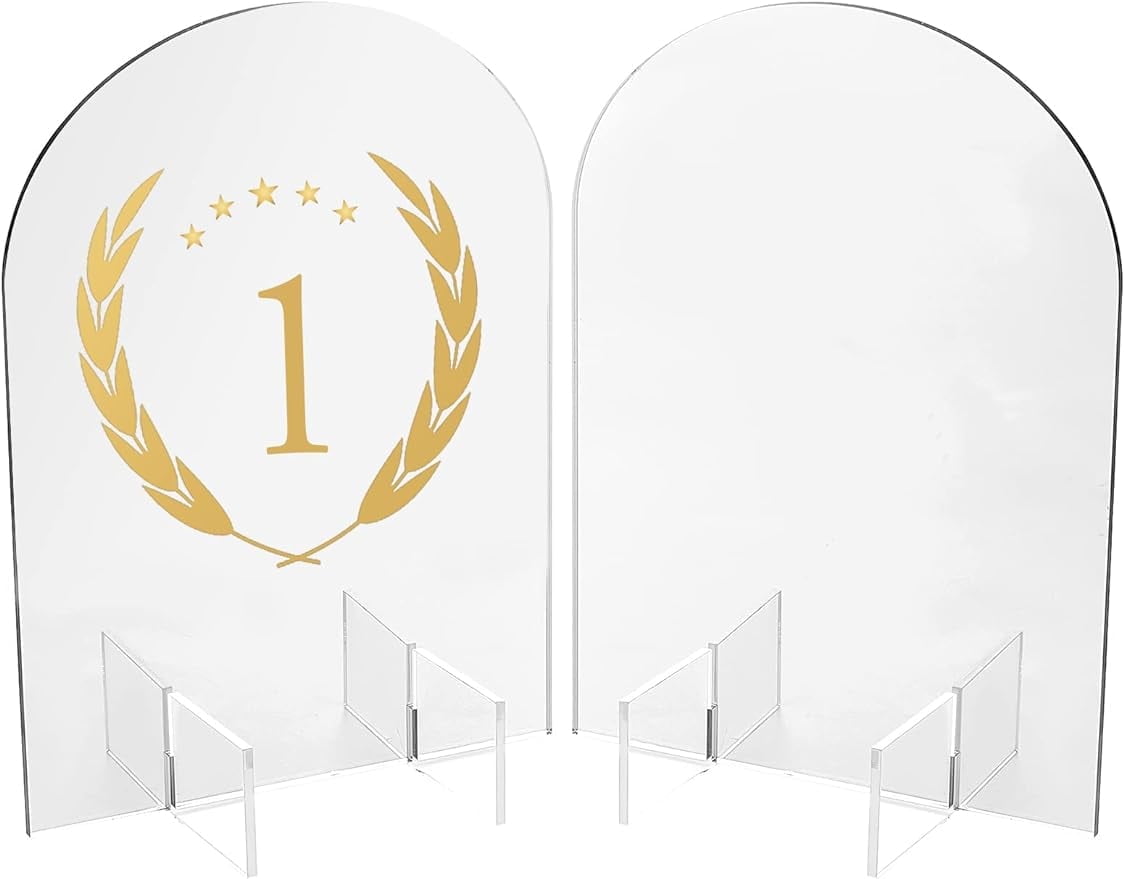 Table Numbers Guest Book Sign 5x7 Inch Silver Wedding Sign Arch Party ...