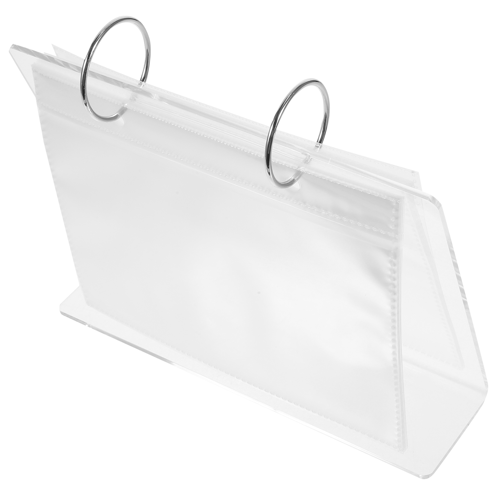 Raindrops Transparent Acrylic Photo Album Holder for Desk Storage ...