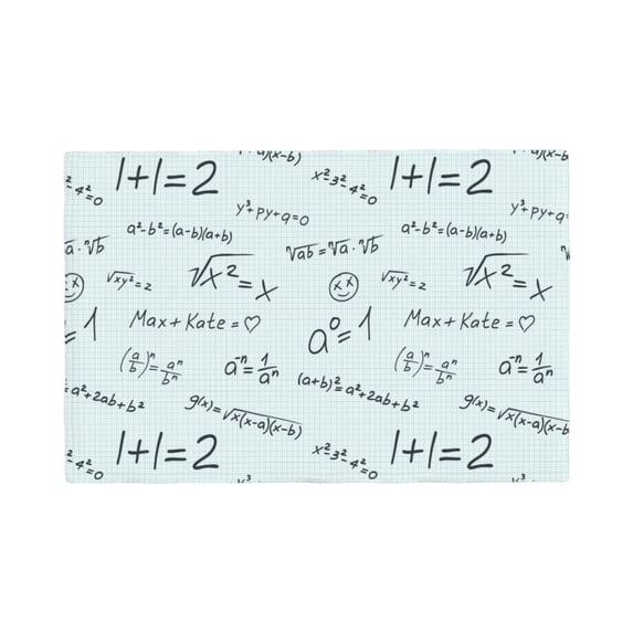 Table Placemats Set of 4 - 12x18 In Faux Linen Double Heat Resistant ...