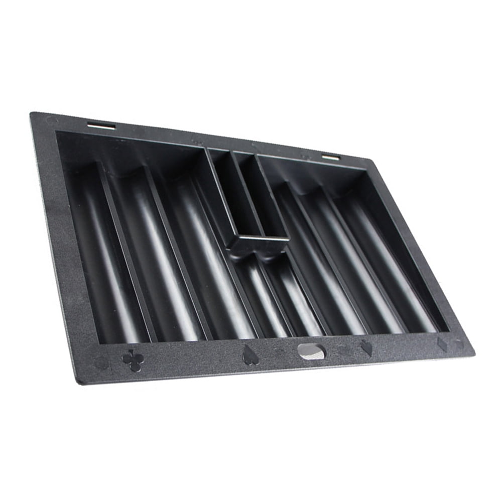 Guichaokj Table Poker Chip Tray Plastic Poker Chip Tray Table Chip Tray ...