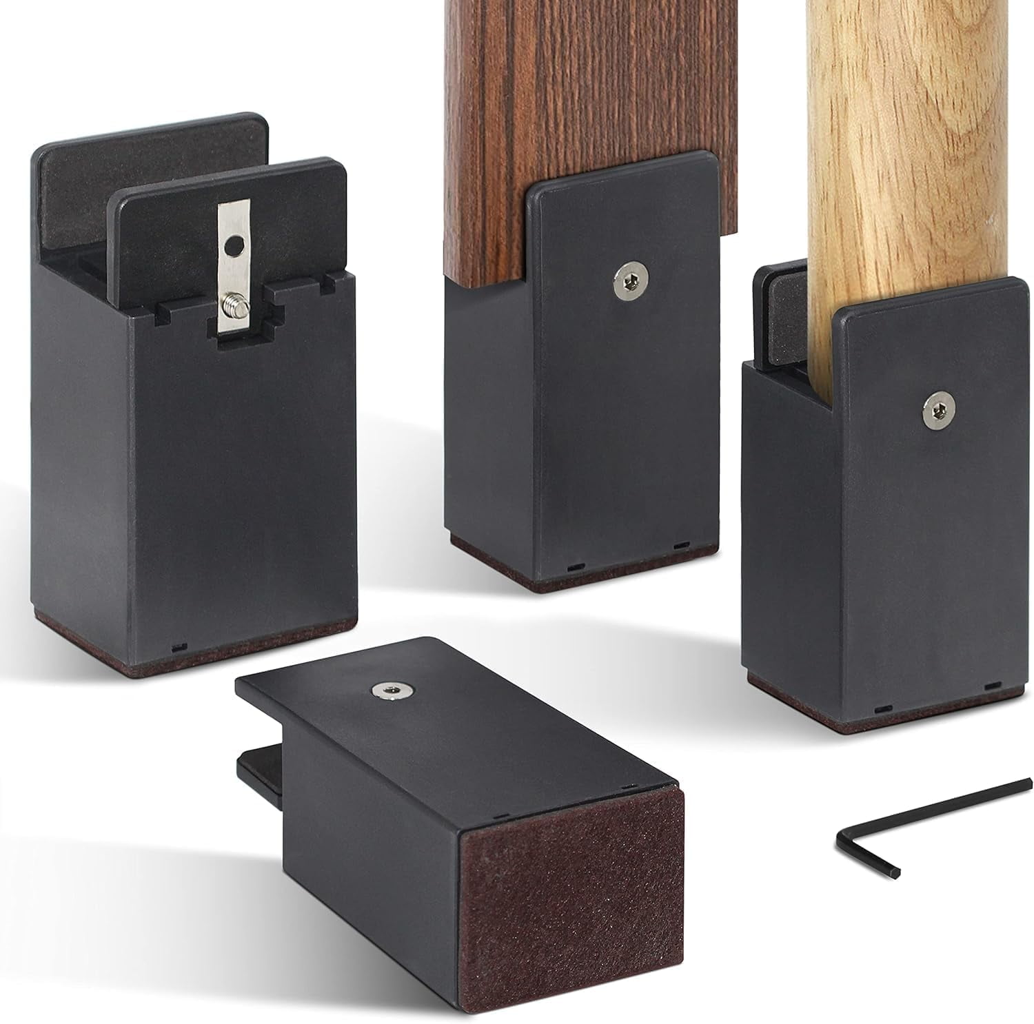 Table Risers,Bed Lifts Risers,Desk Risers for Desk Legs,Risers with ...