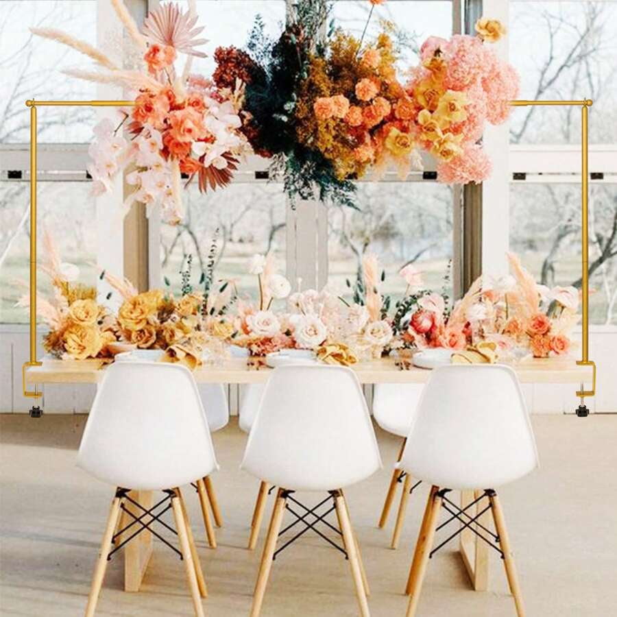 Over The Table Rod Stand With Clamps, Adjustable 29"-45'' Tall 29"-102 ...