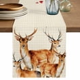 Table Runner 90 Inches Long for Kitchen Dining, Deer Dresser Scarf ...