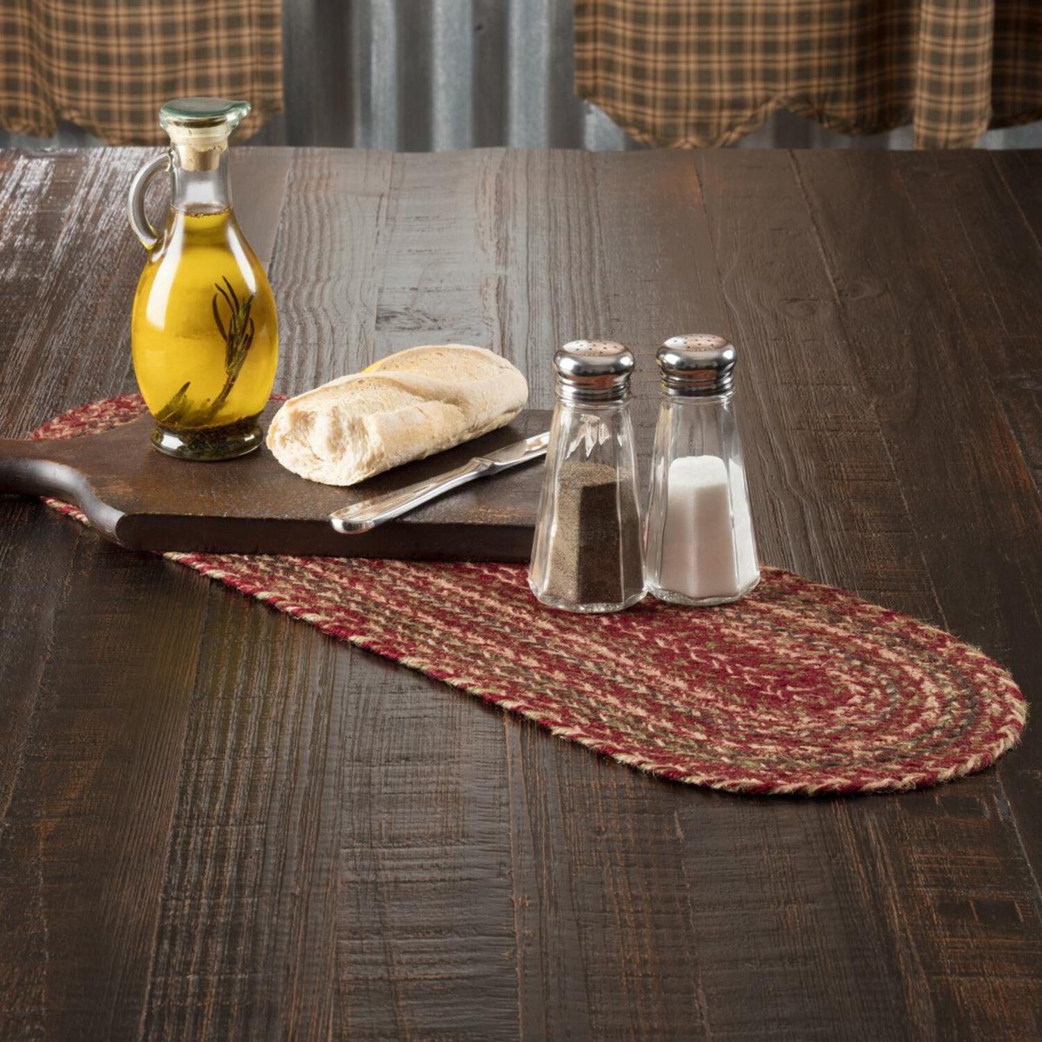 Table Runner, Cider Mill Jute Primitive Stripe, 8x24 inches - Walmart.com